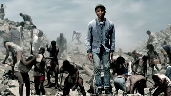 Libertate, energie și imagini impresionante în noul videoclip Pharrell ...