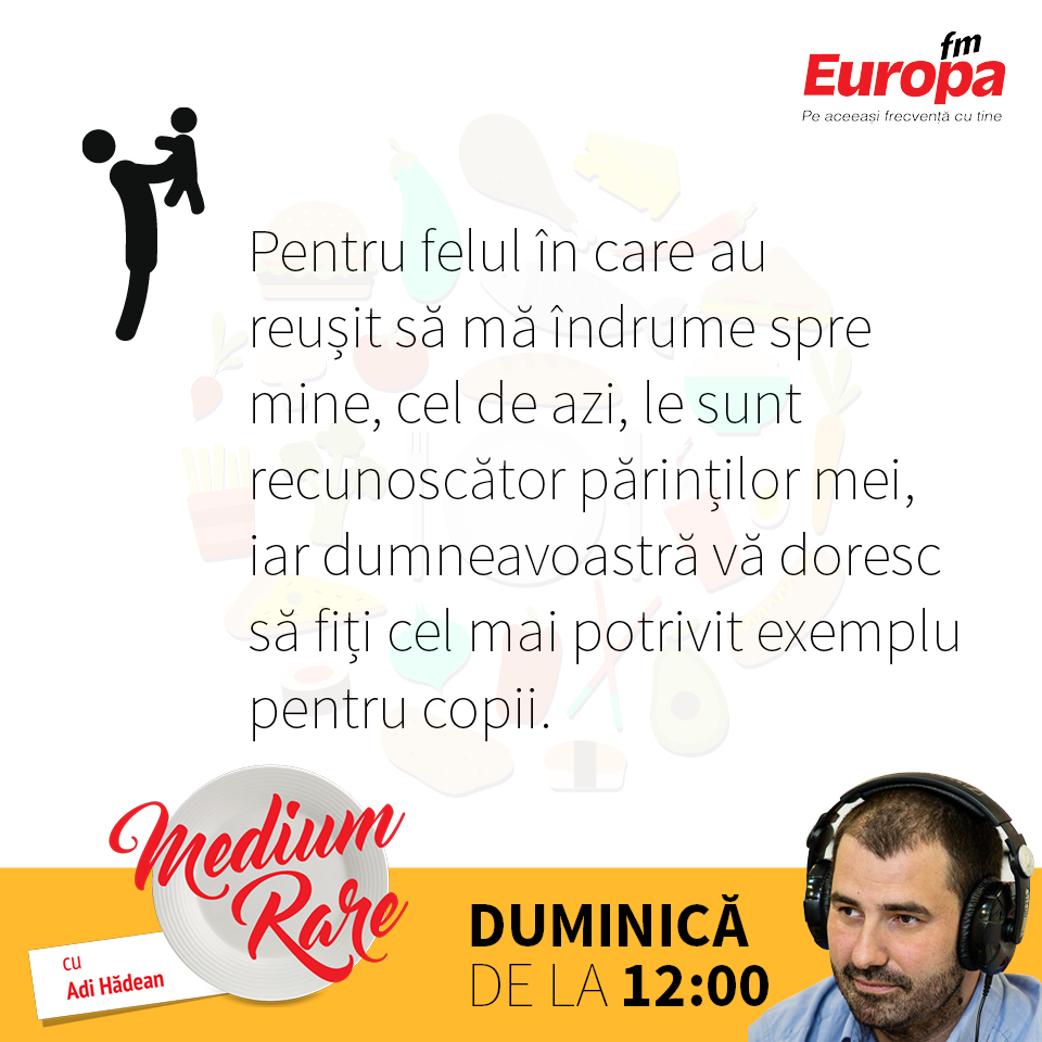 Povestea emoţionantă a lui Adrian Hădean despre părinţii săi : Europa FM