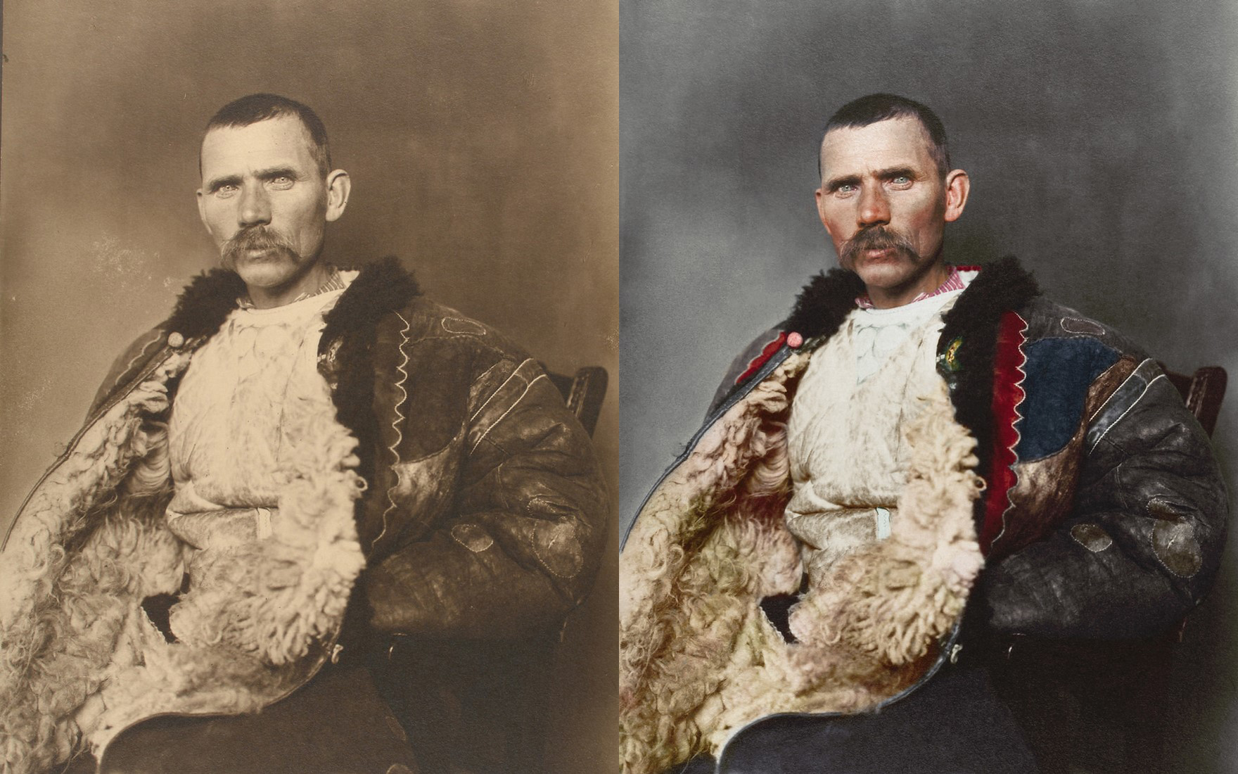 Costume tradiţionale vechi de 100 de ani, în fotografii color – GALERIE ...