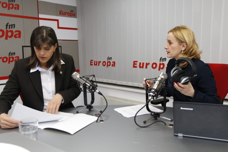 Laura Codruța Kövesi, la Interviurile Europa FM – VIDEO : Europa FM