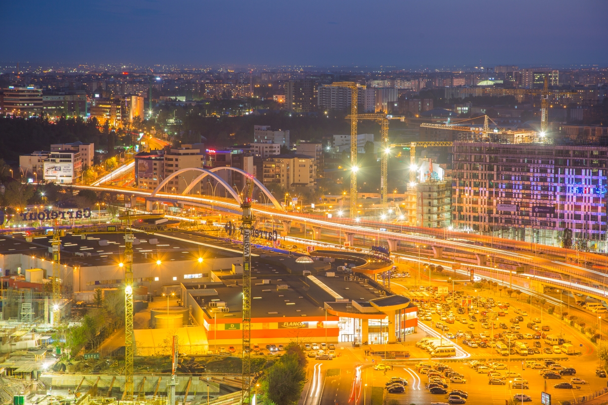 Cum se vede Bucureștiul de pe Pasajul Basarab – GALERIE FOTO : Europa FM