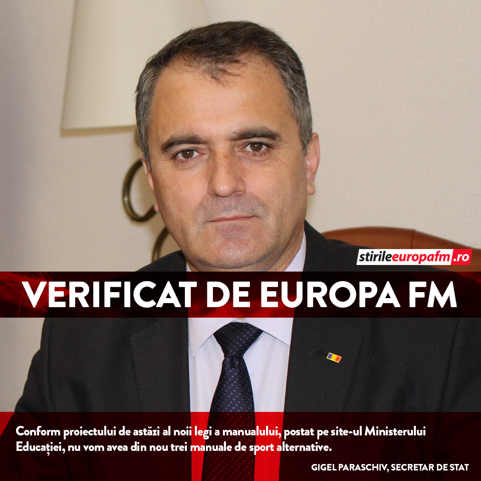 VERIFICAT DE EUROPA FM | Vor mai fi sau nu trei manuale de sport din ...
