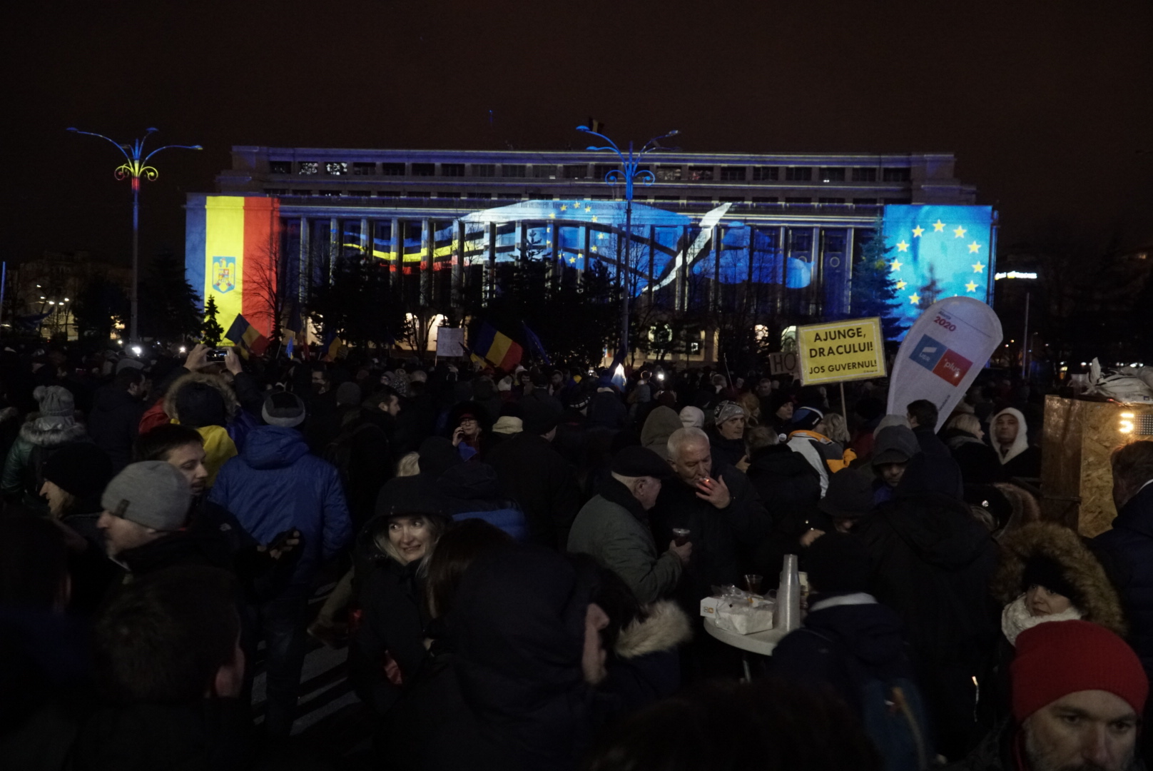Protestul din Piața Victoriei în imagini – FOTO : Europa FM