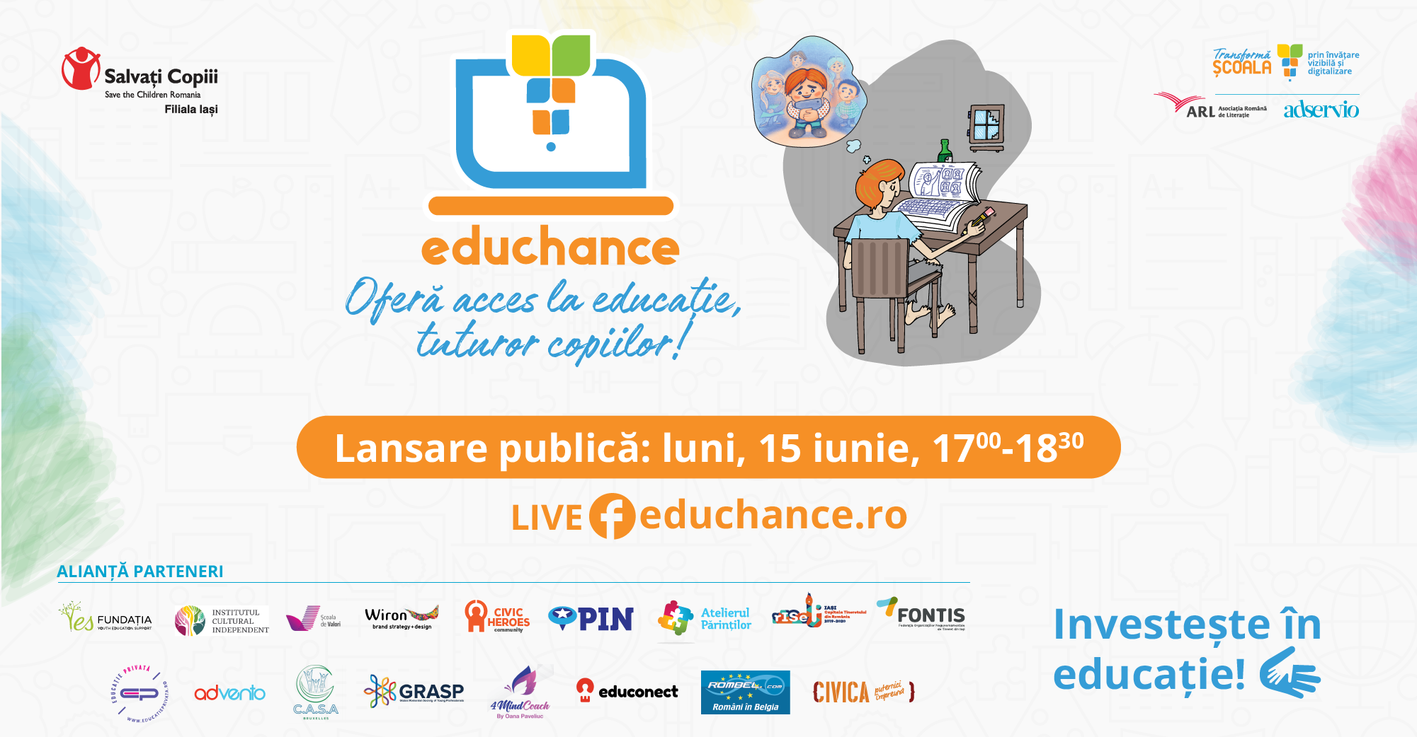 Educhance își propune să ofere acces la educație fiecărui copil : Europa FM