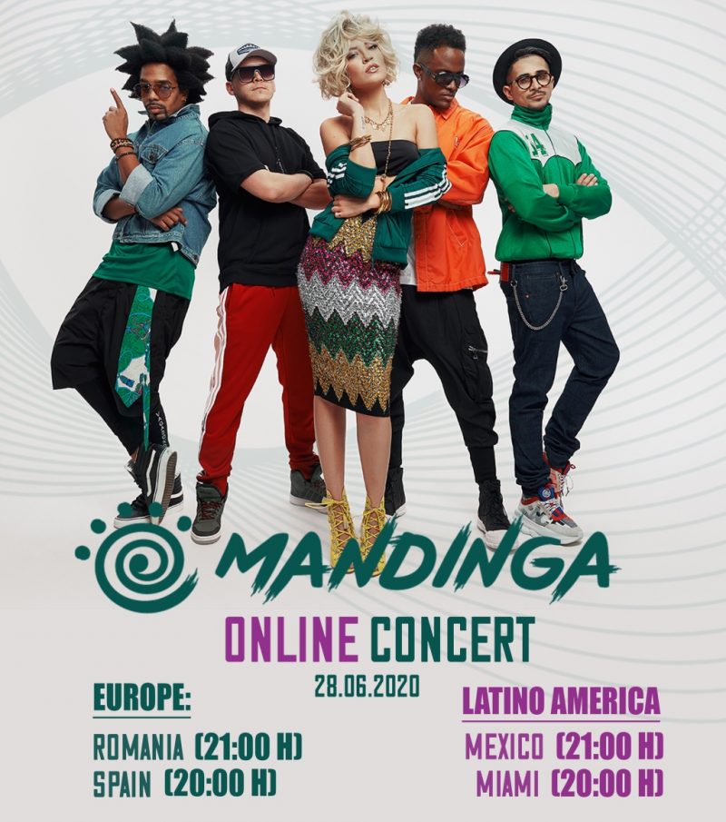 Mandinga susține un concert latino internațional, online : Europa FM