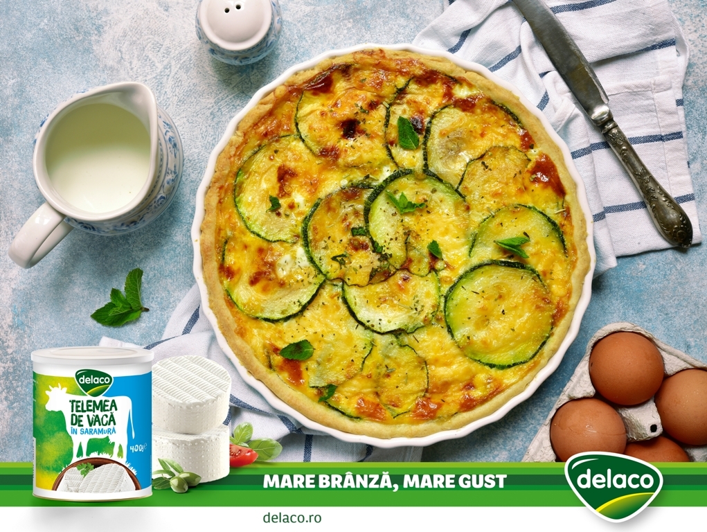 Coolinaria: Tartă cu telemea Delaco și dovlecei | AUDIO : Europa FM