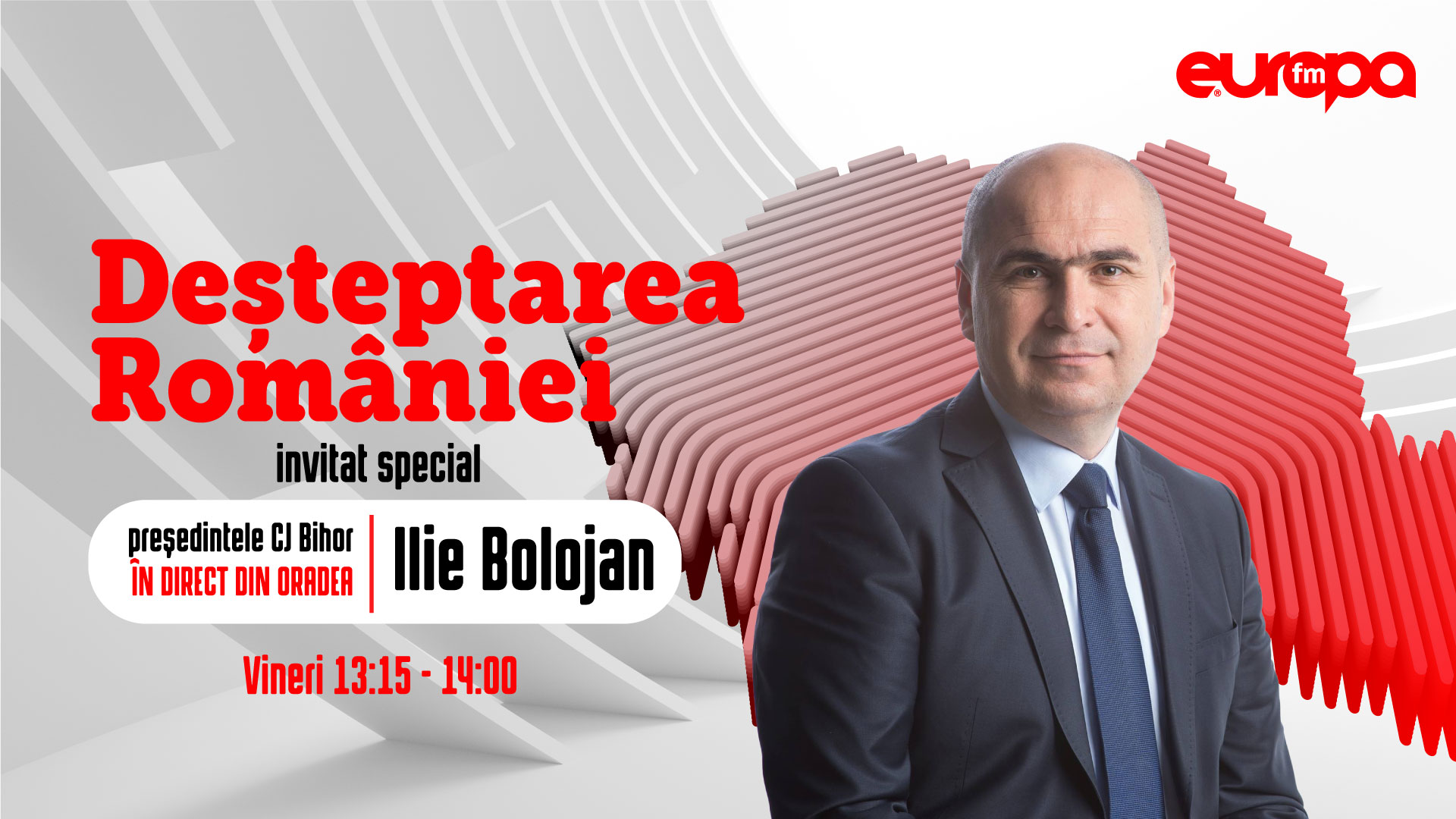 Deșteptarea României, în direct din Oradea: Ilie Bolojan stă de vorbă ...