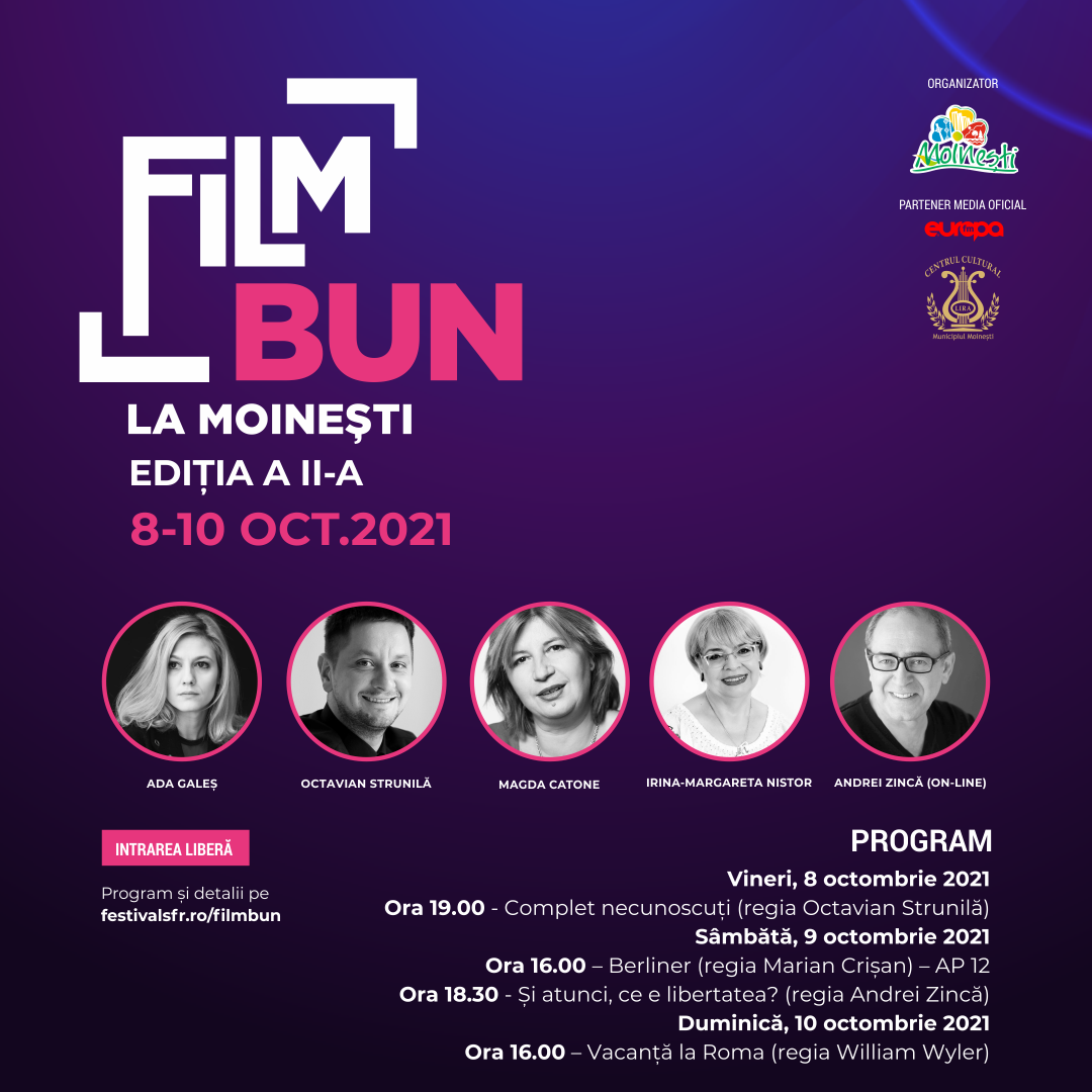 Începe a doua ediție a Festivalului Film Bun la Moinești : Europa FM