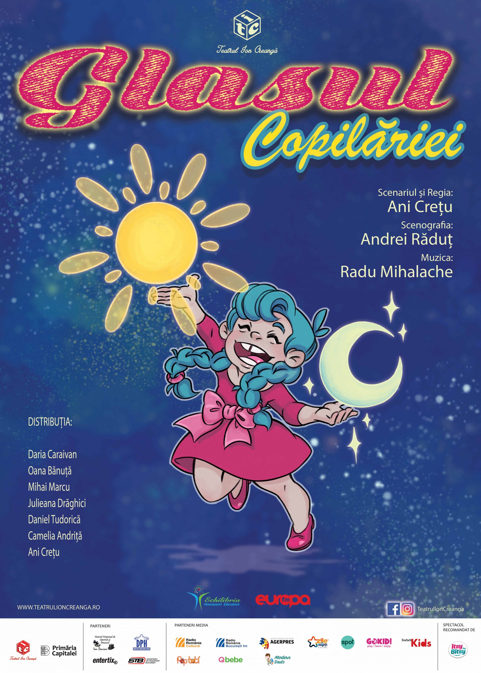 „Glasul copilăriei”, în premieră la Teatrul Ion Creangă : Europa FM