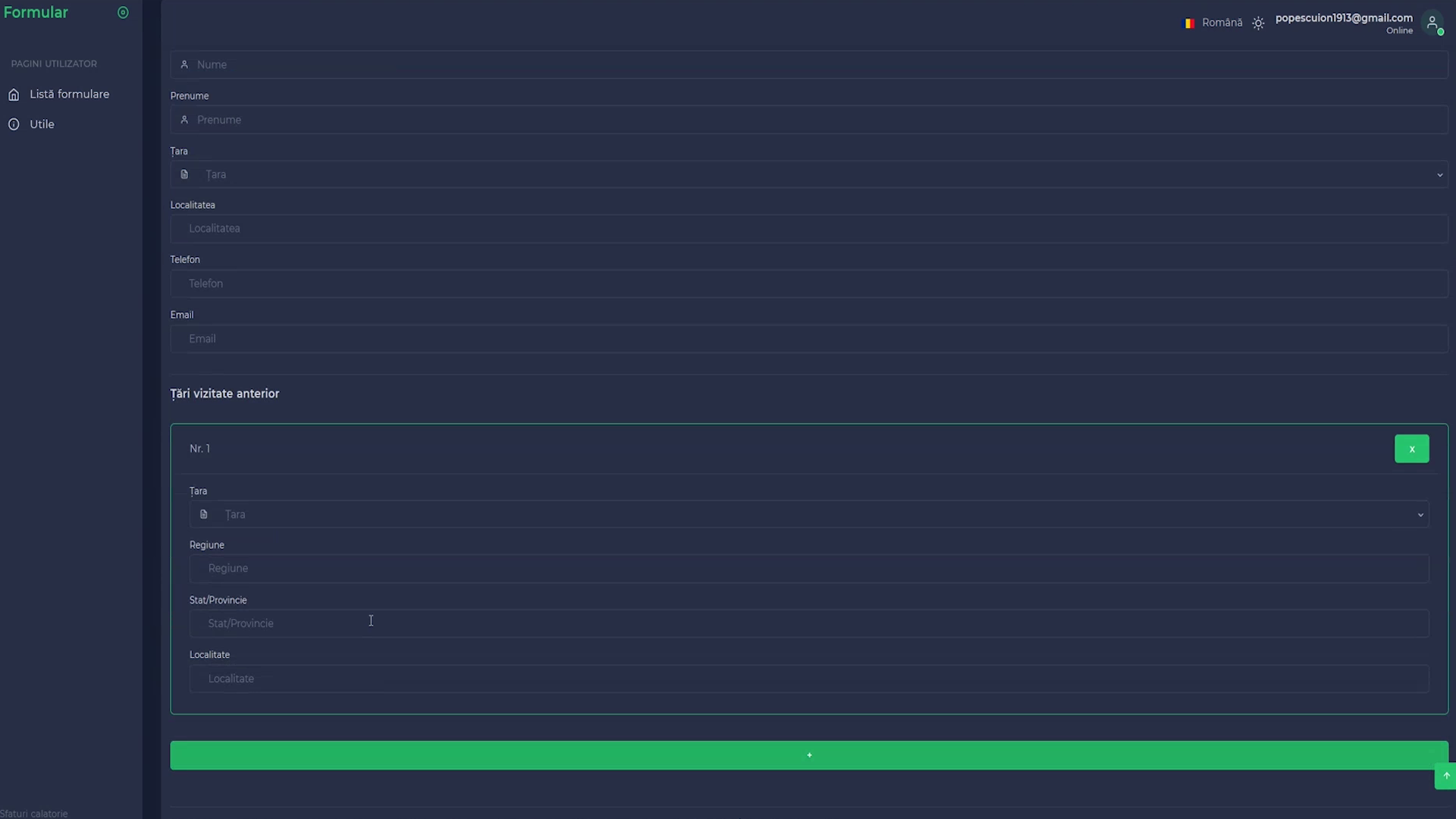 Cum completezi și cum generezi un formular PLF de intrare în România ...