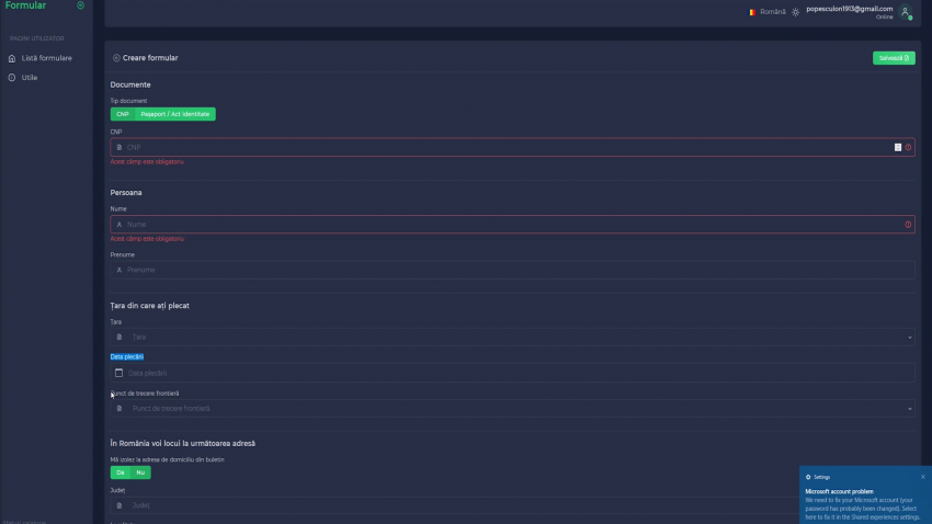 Cum completezi și cum generezi un formular PLF de intrare în România ...