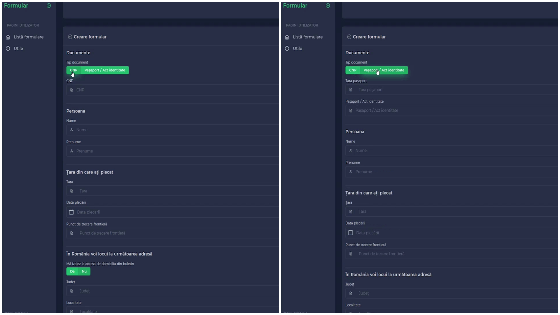 Cum completezi și cum generezi un formular PLF de intrare în România ...