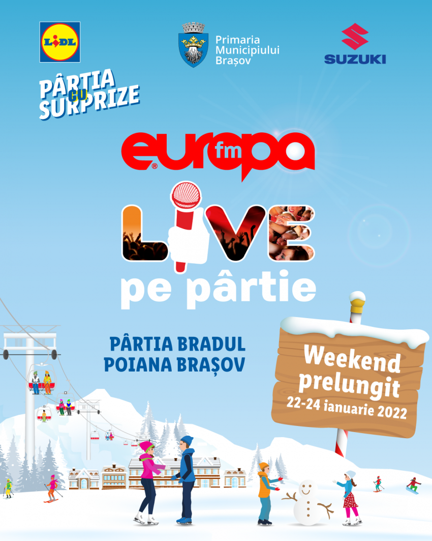 Urmează un weekend prelungit Europa FM Live pe Pârtie: 22 – 24 ianuarie ...