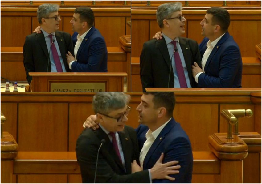 Scandal în timp ce Virgil Popescu își susținea discursul. Simion: „Ești un hoț, hoțule ...