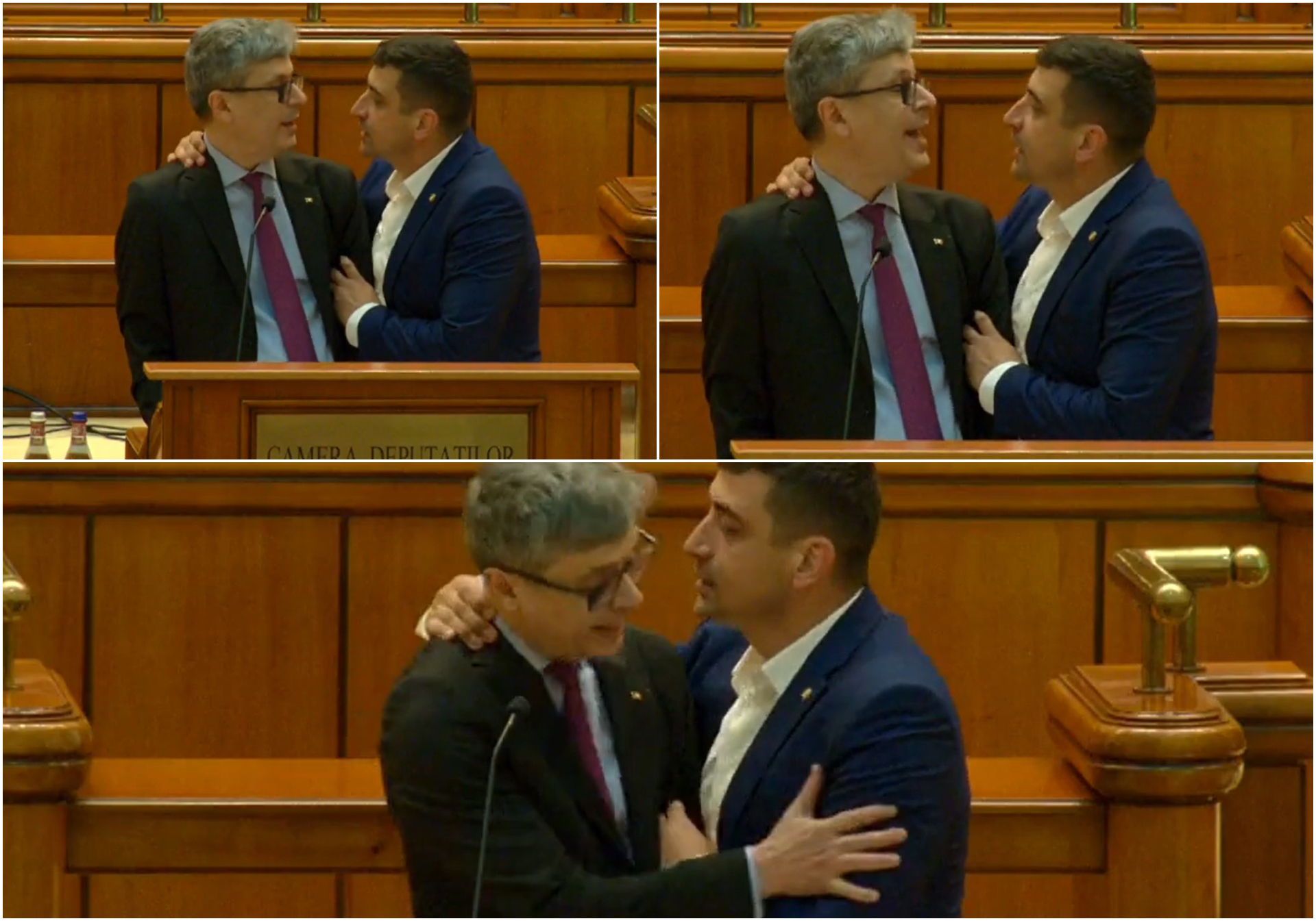 Scandal în timp ce Virgil Popescu își susținea discursul. Simion: „Ești un hoț, hoțule ...