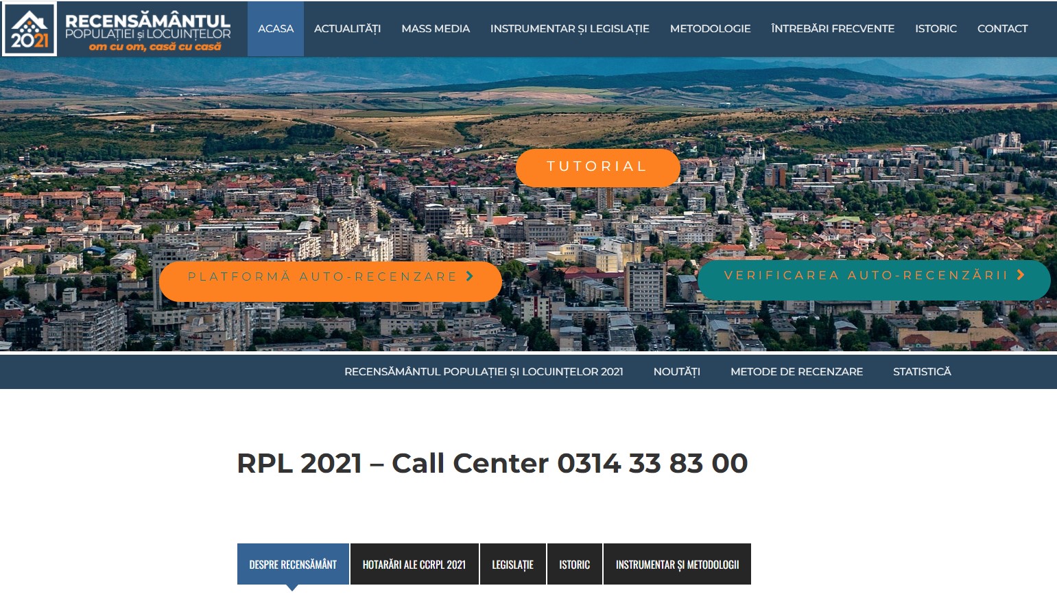 Prima zi de recensământ în România, cu probleme la platforma online ...