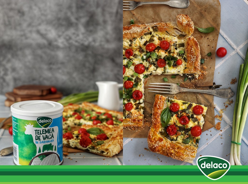 Coolinaria: Tartă sărată cu telemea Delaco și roșii | AUDIO : Europa FM