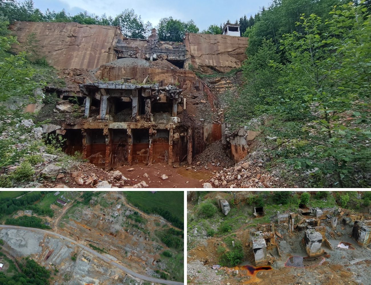 Reportaj: Pericolul din munții Bucovinei. O fostă exploatare minieră a ...