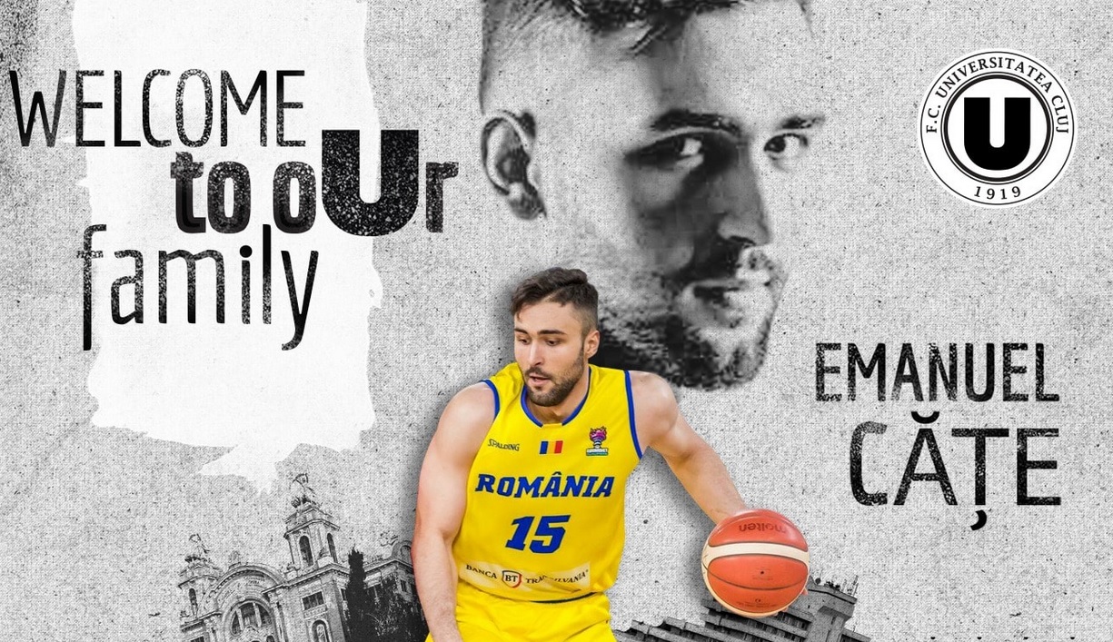 Baschet: U-BT l-a transferat pe Emanuel Căţe