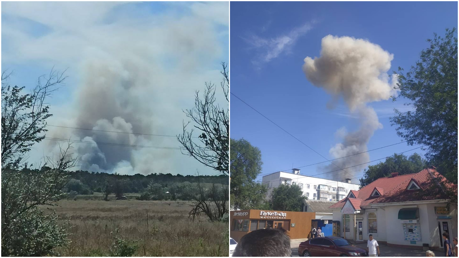 Mai multe explozii puternice s-au auzit în apropierea unei baze ...