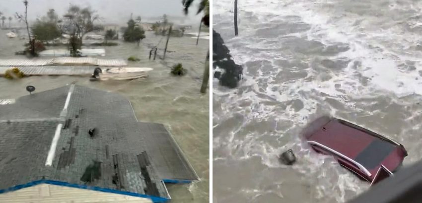 Uraganul Ian face pagube în statul american Florida. Furtuna s-ar putea ...