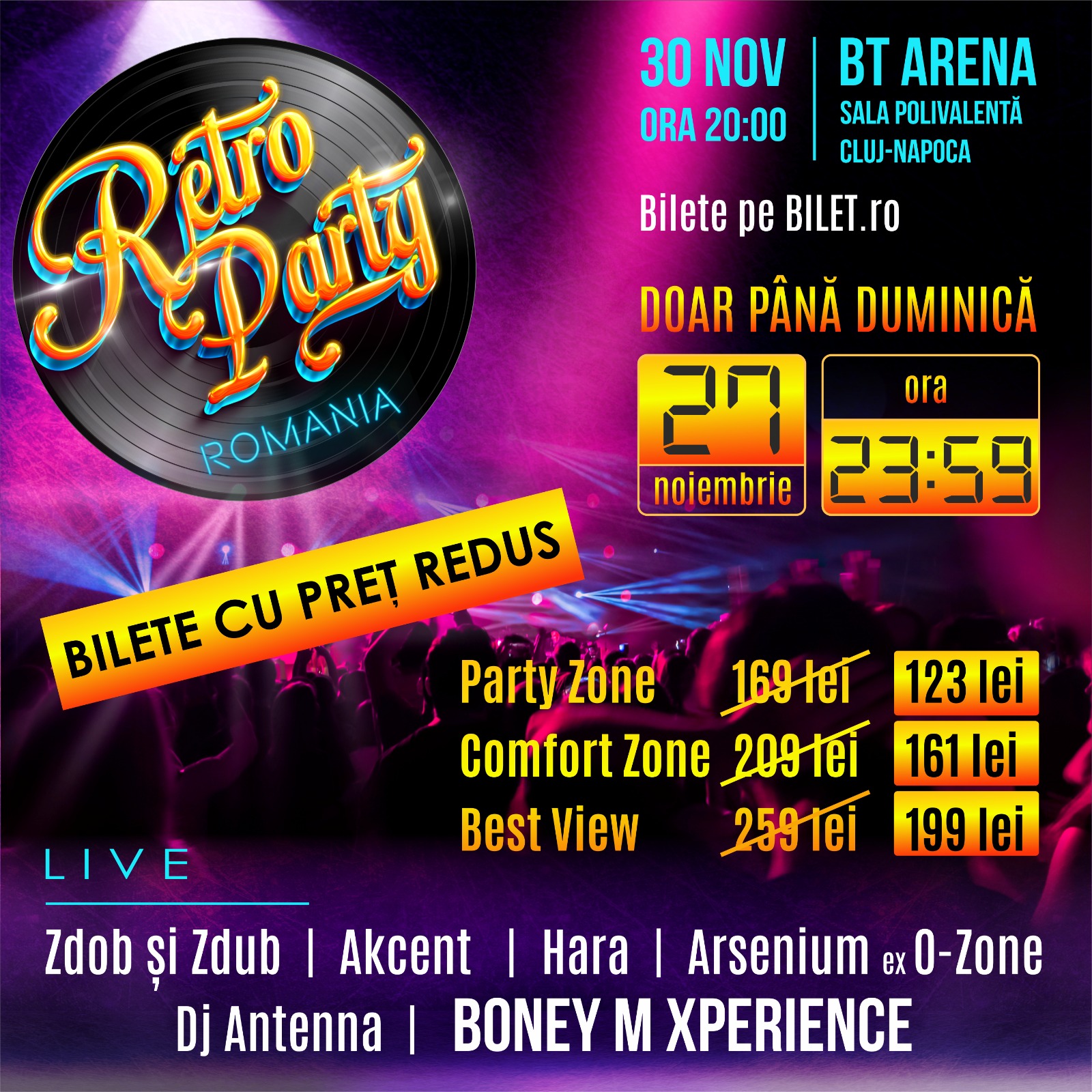 AMR doar zile până la Retro Party Romania. Ofertă Black Friday de ...