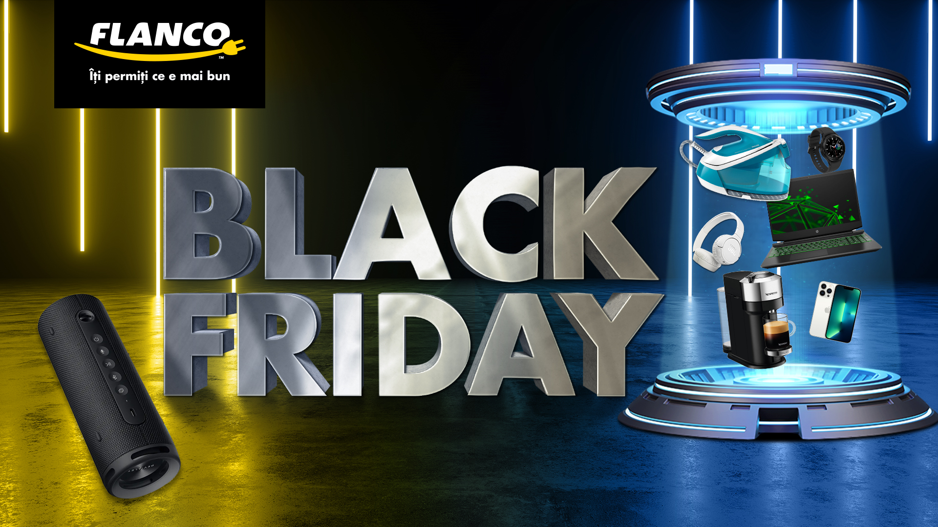 Câștigă o boxă portabilă Huawei Sound Joy oferită de Flanco România ...