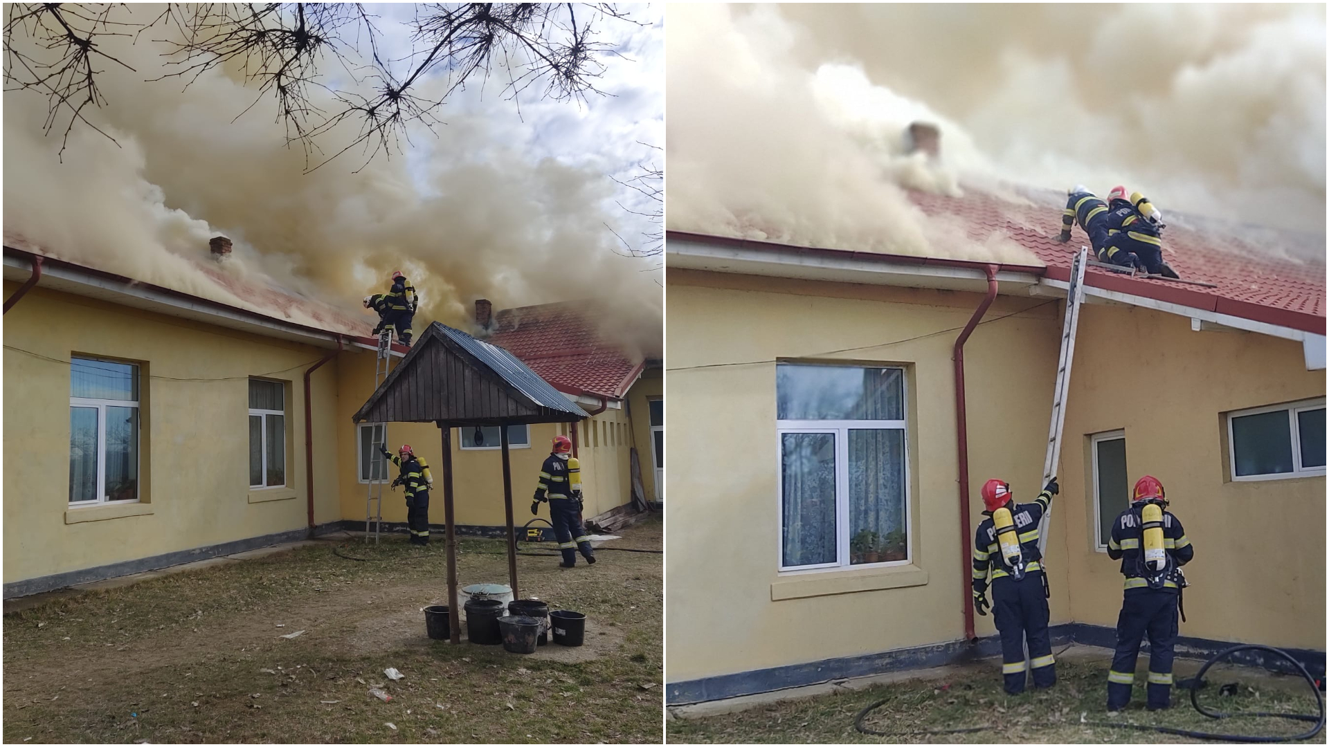Incendiu la o școală din județul Olt. Zeci de elevi au fost evacuați de ...