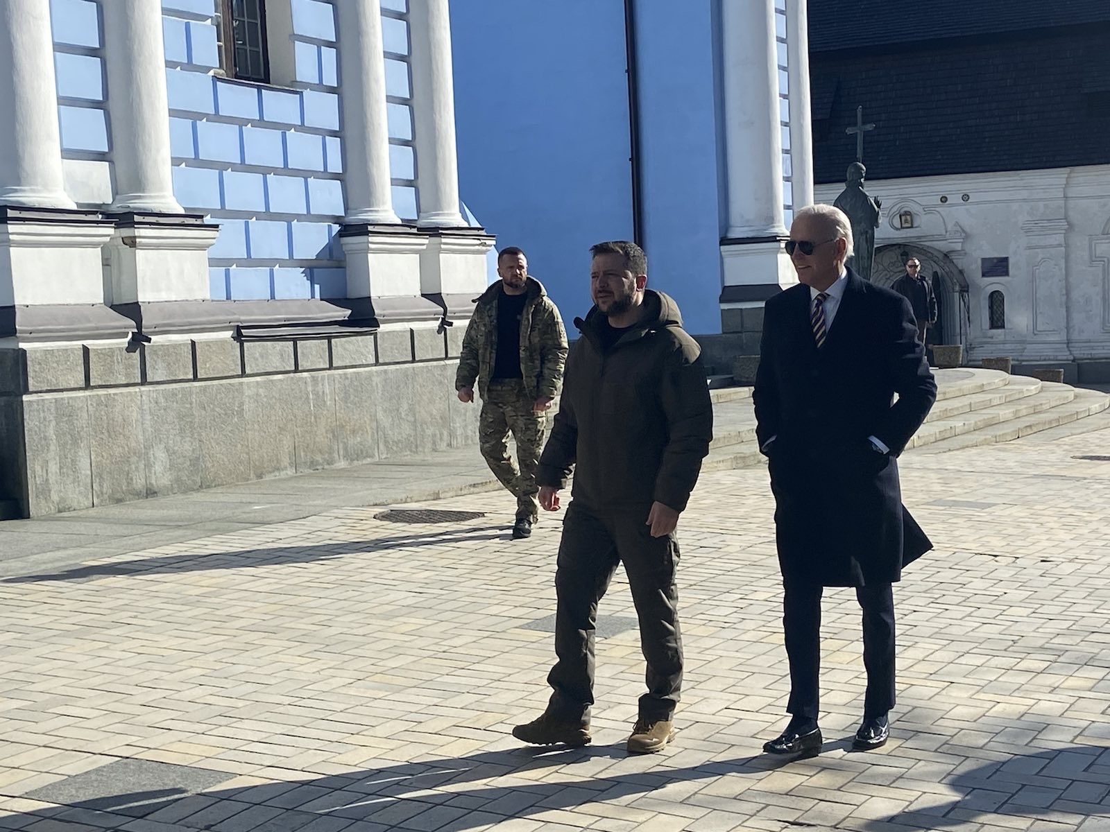 Joe Biden, vizită surpriză în Ucraina. Liderul de la Casa Albă și Zelenski, plimbare prin Kiev ...