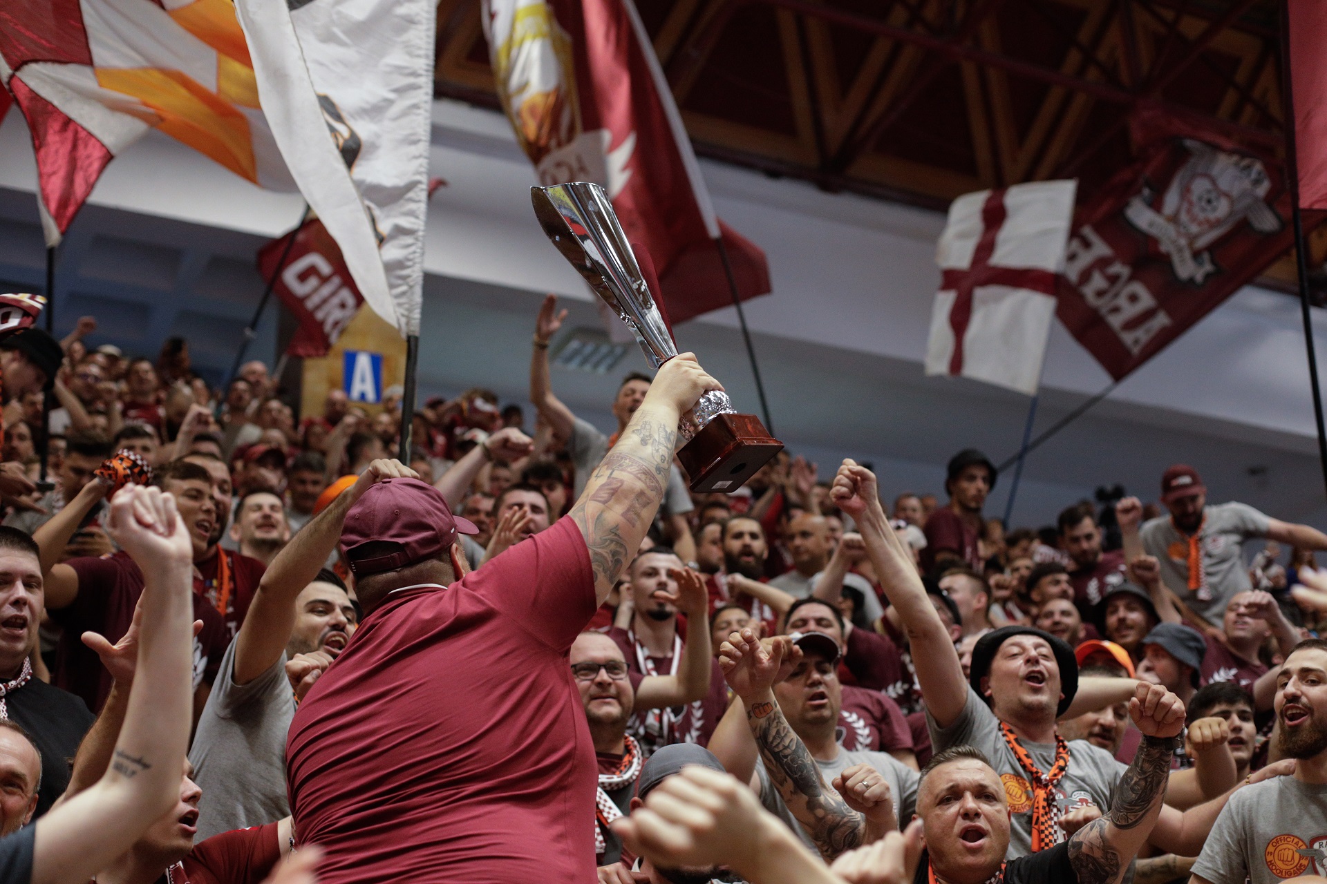 Amendă pentru clubul de handbal Rapid, după ce fanii echipei au înjurat ...