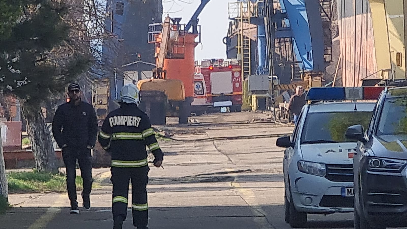 Explozie la bordul unei nave aflată în Șantierul Naval Midia Năvodari ...