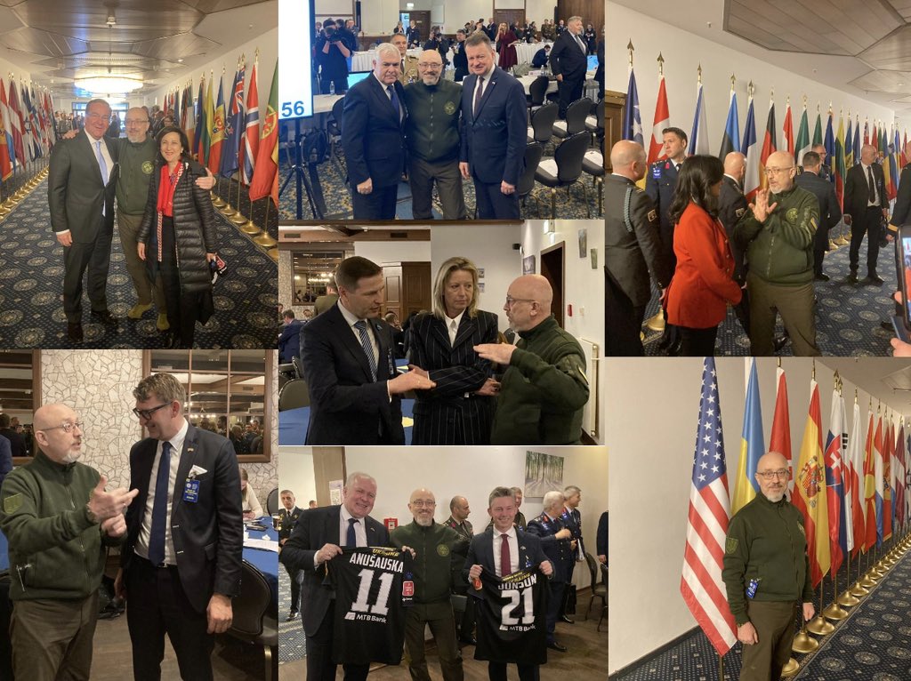 Reuniune a aliaților Ucrainei la Ramstein, condusă de secretarul ...