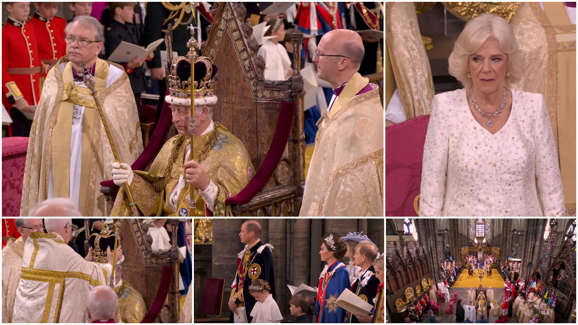 Regele Charles al III-lea a fost încoronat. Se trag salve de tun în ...