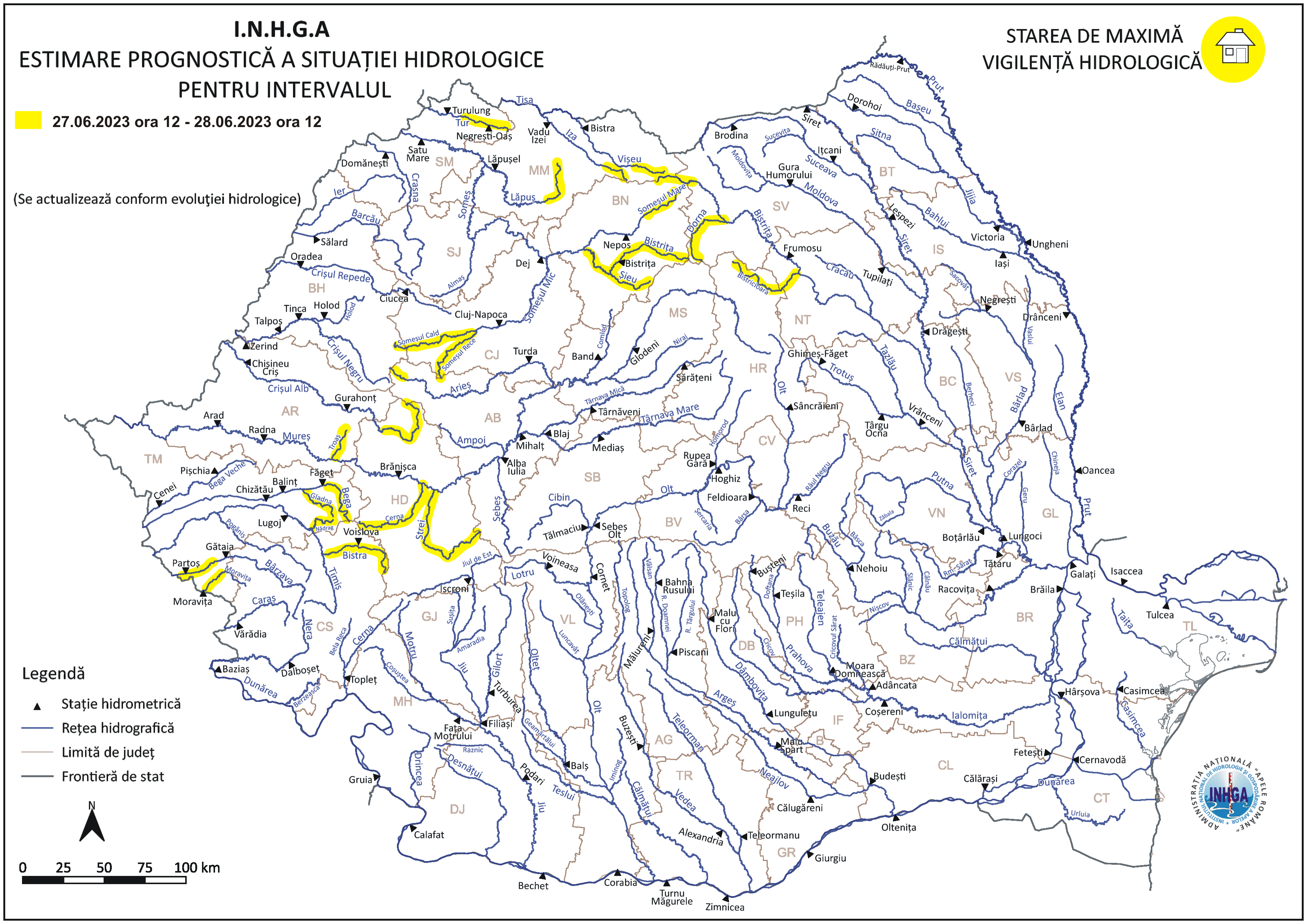 Meteorologii și hidrologii au emis noi avertizări de instabilitate ...