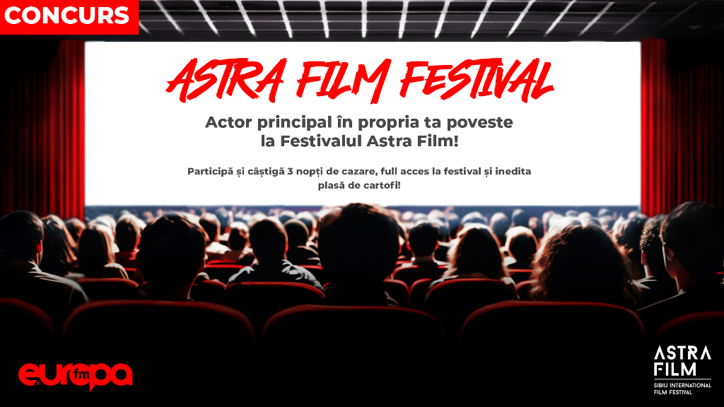 Câștigă o super experiență la Astra Film Festival Sibiu 2023 : Europa FM