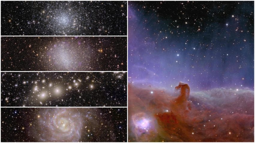 Galaxia ascunsă și Nebuloasa Cap de Cal, printre cele mai noi imagini ...