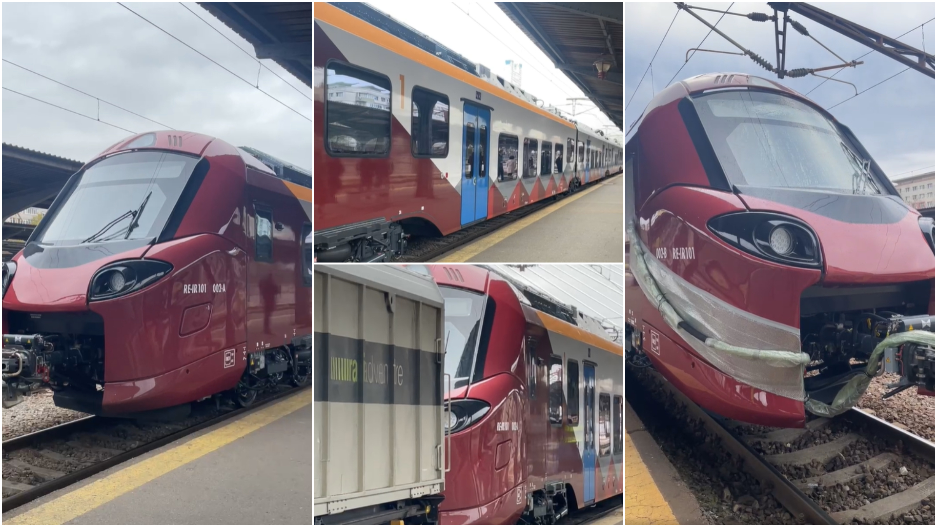 A ajuns în România primul tren electric cumpărat din Polonia | VIDEO ...