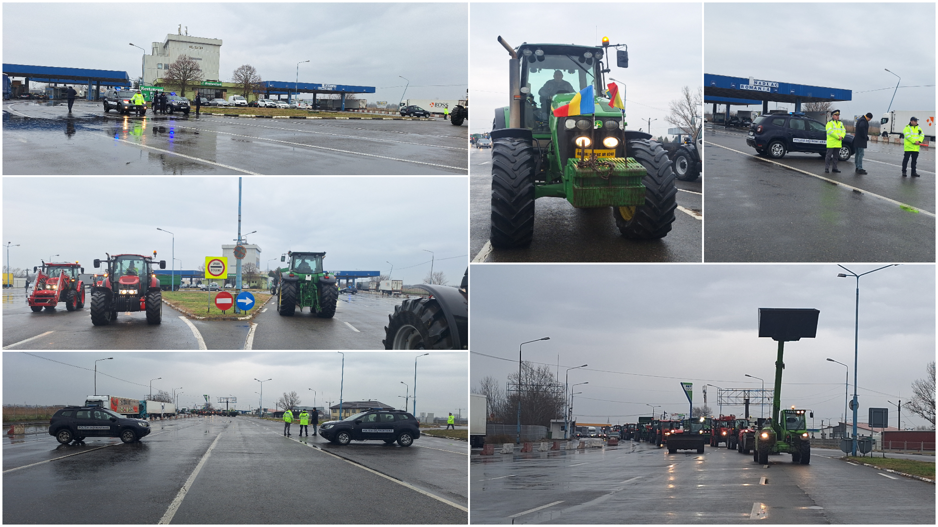 Proteste ale fermierilor și transportatorilor în desfășurare la Alba ...