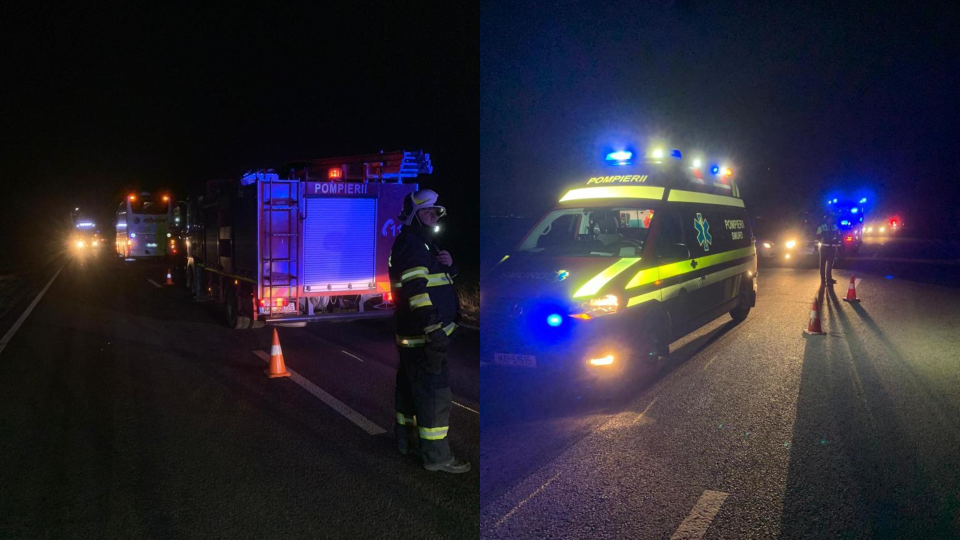 Constanța, 2 Mai: Accident rutier între un autocar și un autoturism ...