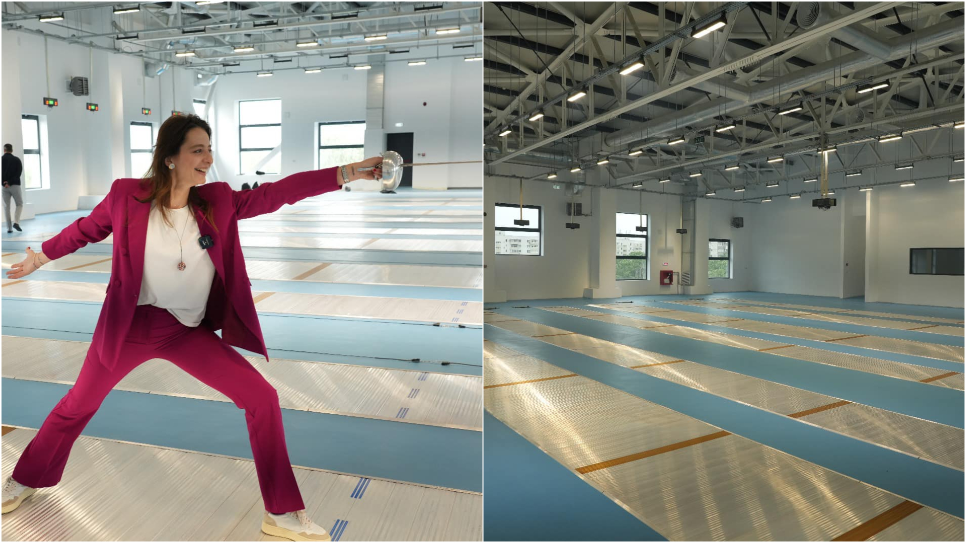 Prima sală de scrimă construită în România în ultimii 40 de ani a fost ...