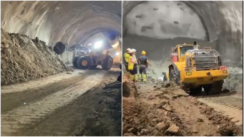 Primul kilometru de tunel rutier, forat la nivelul A1 – Sibiu-Pitești. Tunelurile „Alina” și ...