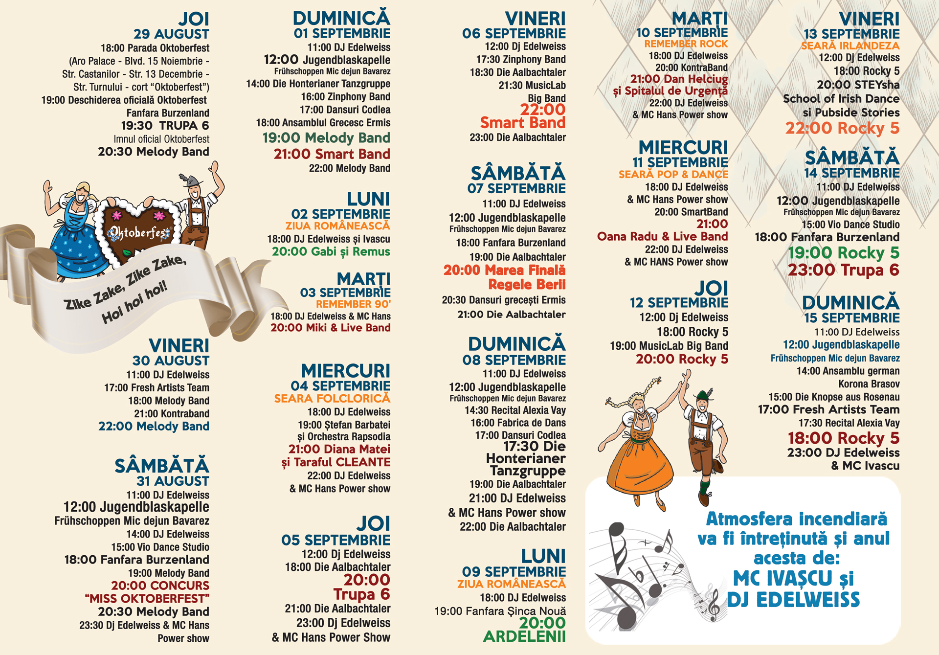 Brașov: Începe Oktoberfest, cea mai mare petrecere bavareză din centrul ...