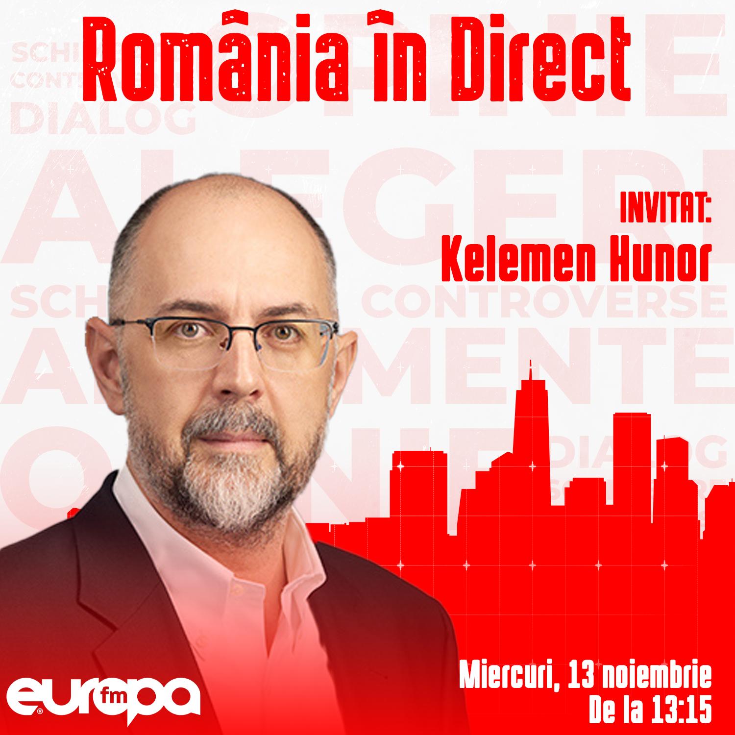 România în Direct: Kelemen Hunor, Cap la Cap cu Cristian Tudor Popescu ...