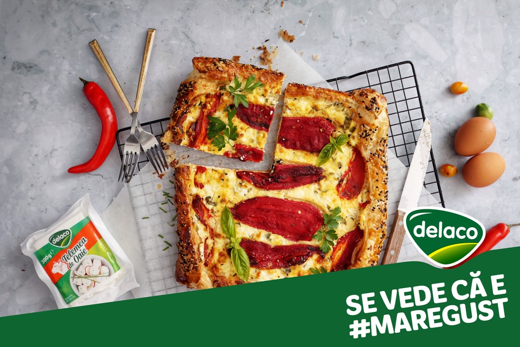 Coolinaria: Tartă delicioasă cu ardei copți și telemea Delaco | VIDEO ...