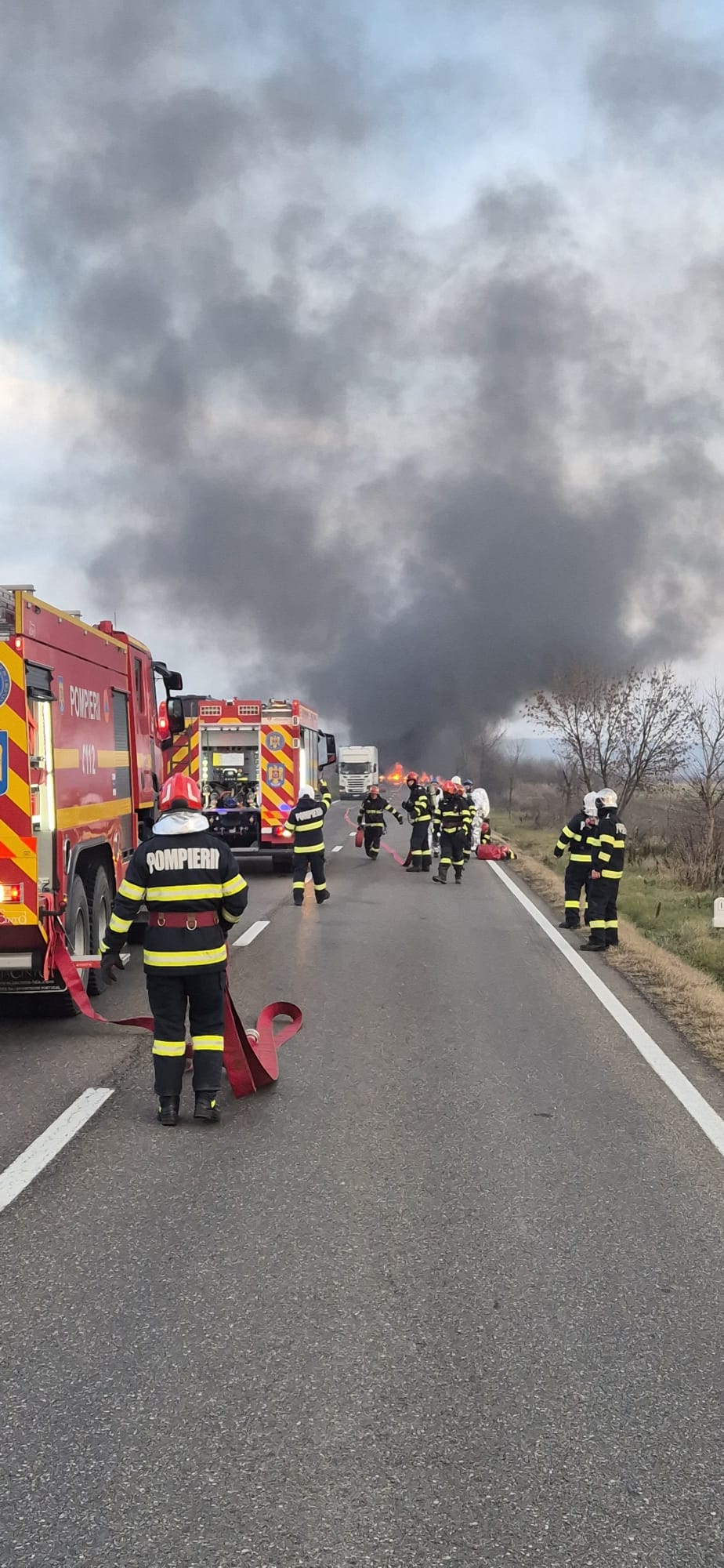 Accident rutier de pe DN72, în afara localității Săcuieni, între 2 ...