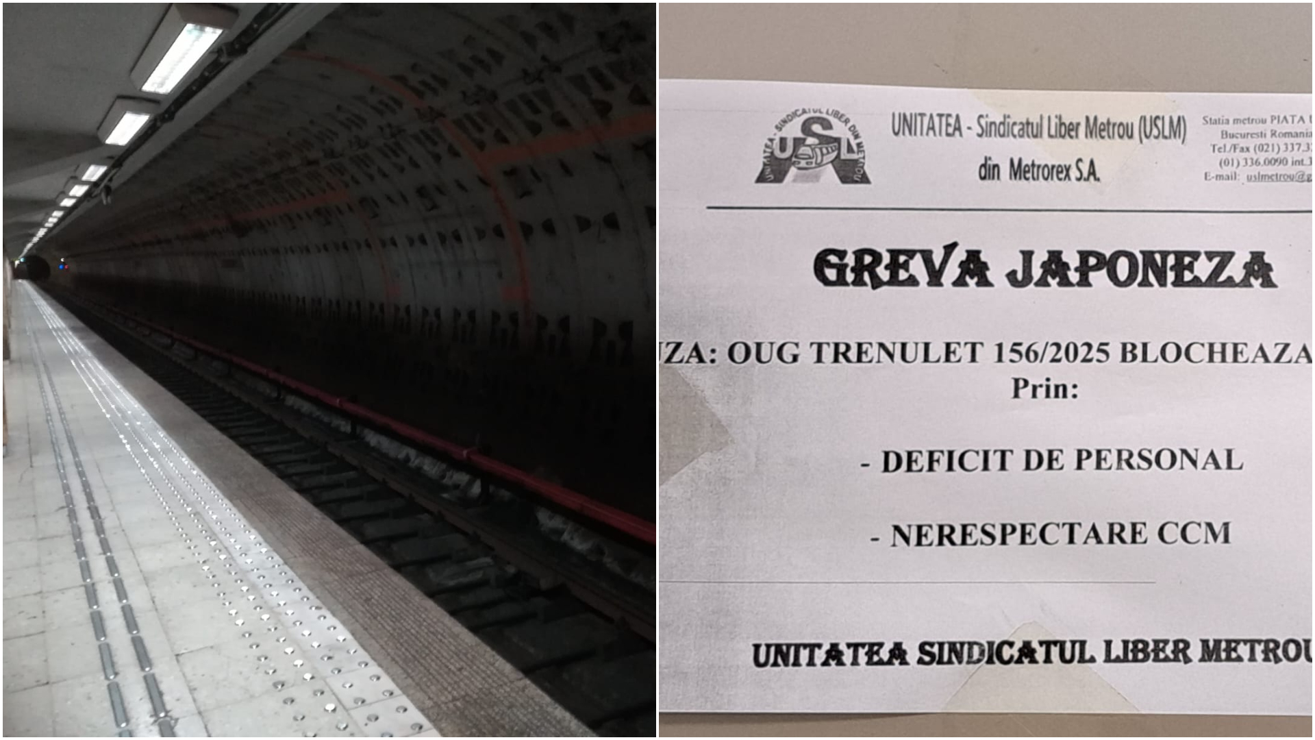 Circulația trenurilor de metrou pe Magistrala M2, afectată miercuri în ...