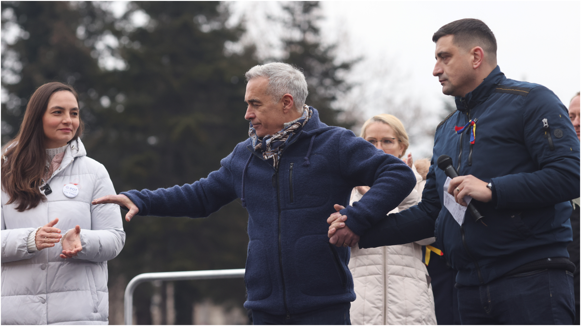 George Simion și Anamaria Gavrilă, reacții după respingerea candidaturii lui Călin Georgescu de ...