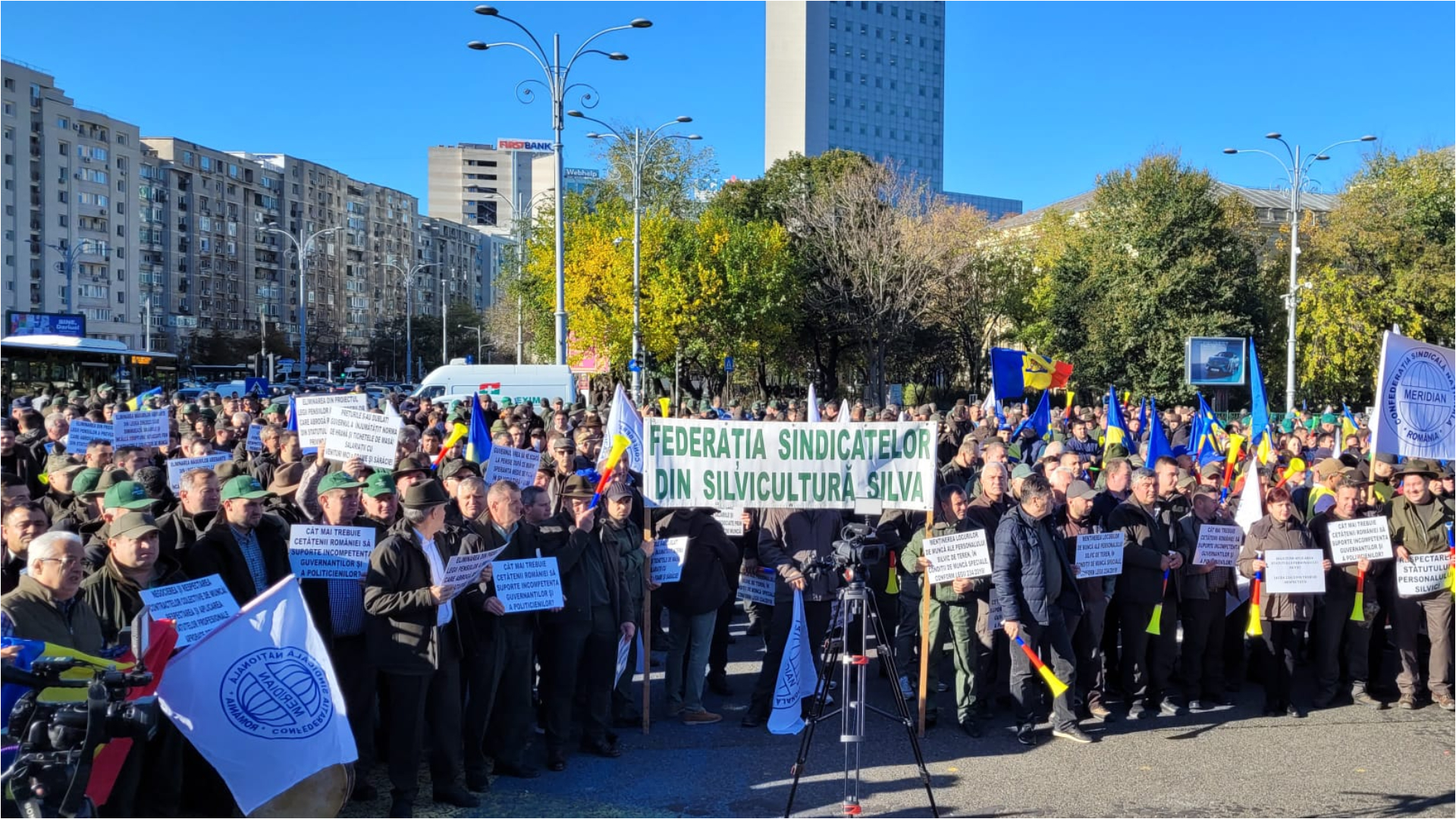 Silvicultorii protestează azi în fața Guvernului împotriva proiectului ...