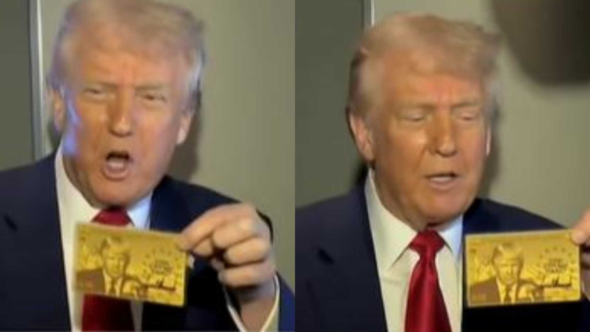 Donald Trump a prezentat „Cardul de Aur” cu chipul său pe el. Străinii ...