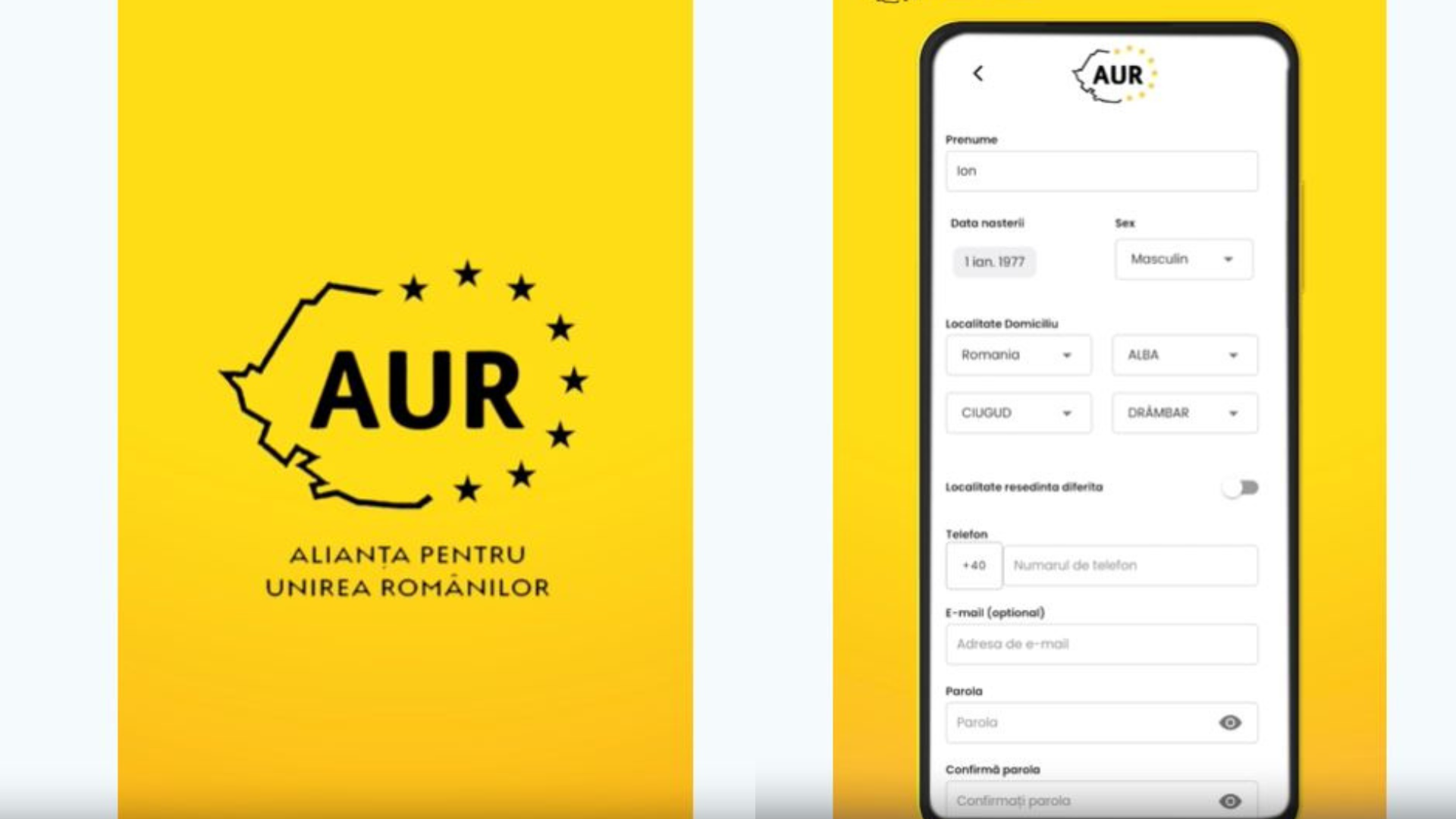 AUR, amendată cu 25.000 euro: pe aplicația aur.mobi erau vizibile ...